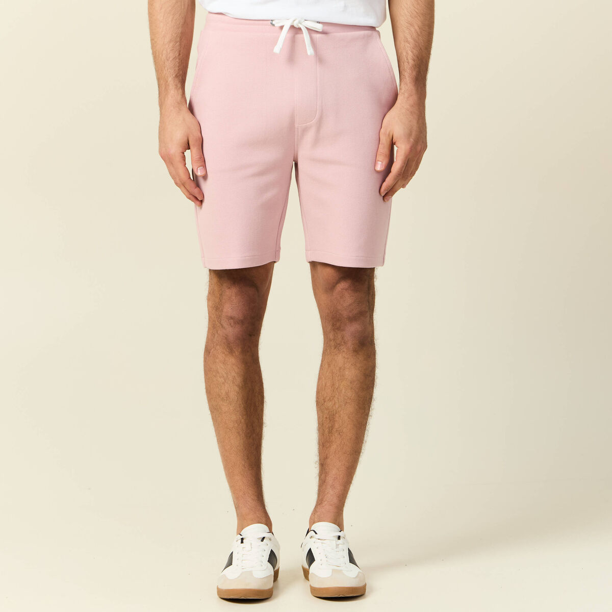 Short éco-responsable rose pastel homme | Vibs