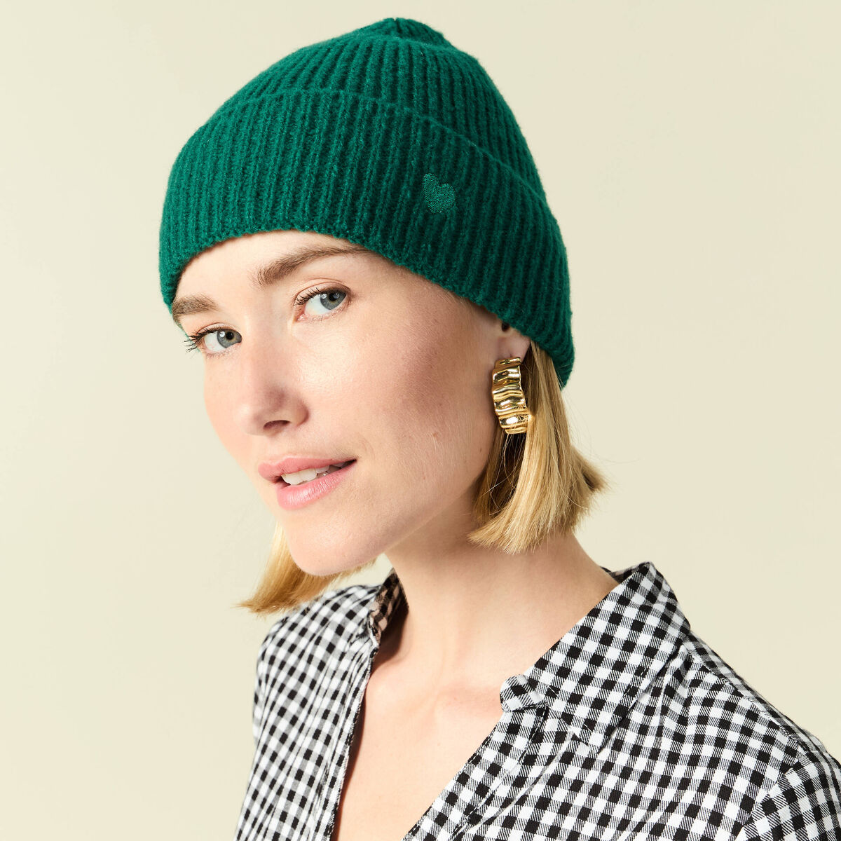 Bonnet vert femme | Vibs
