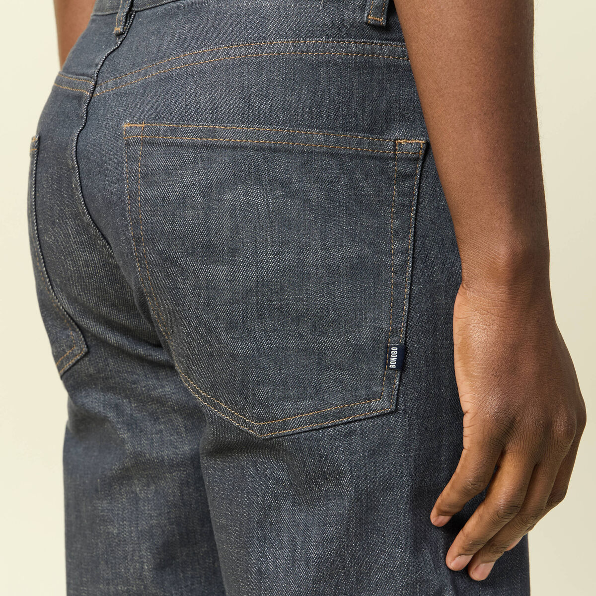 Jeans regular longueur 32 denim brut rinse homme | Vibs