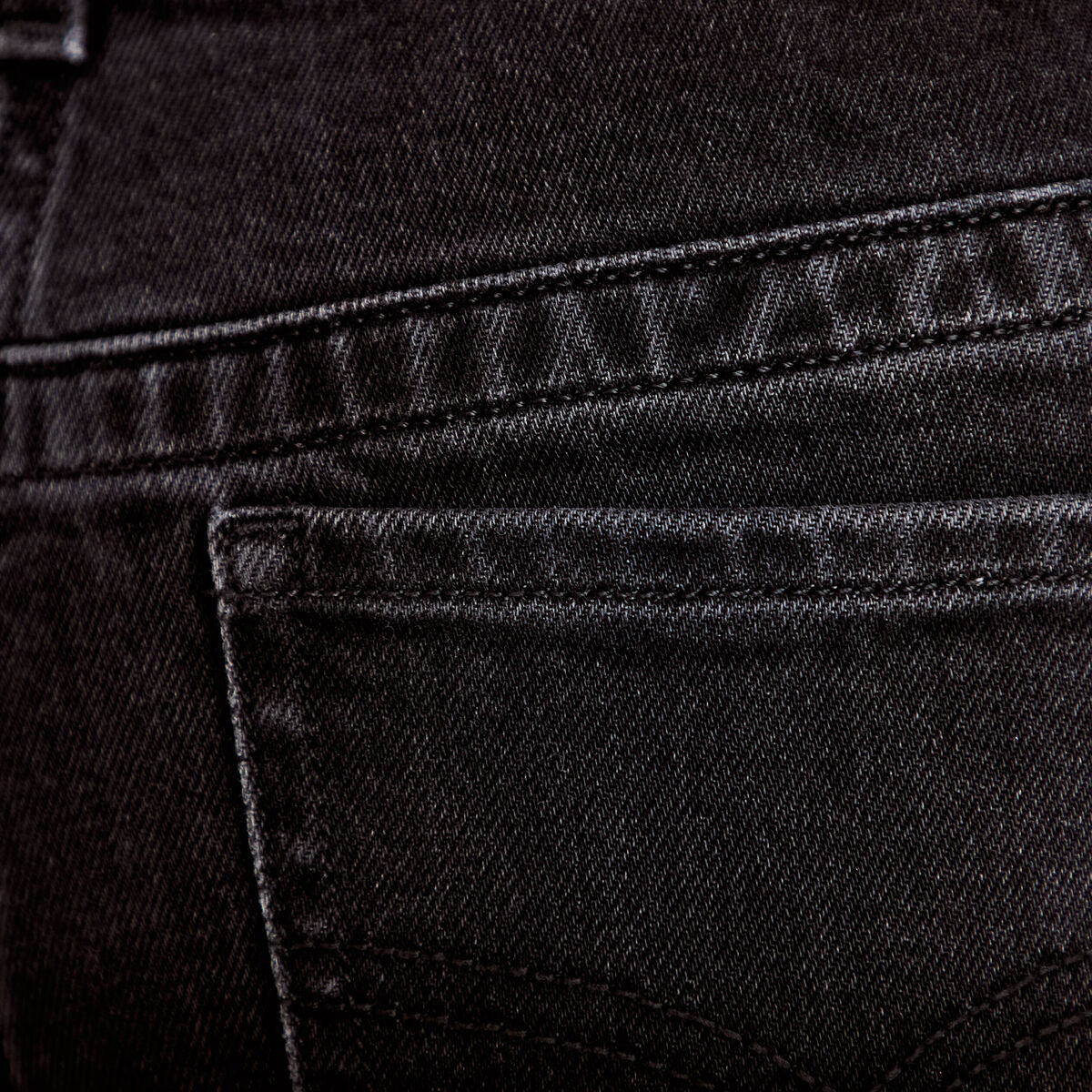 Jean bootcut taille basse denim snow noir femme | Vibs