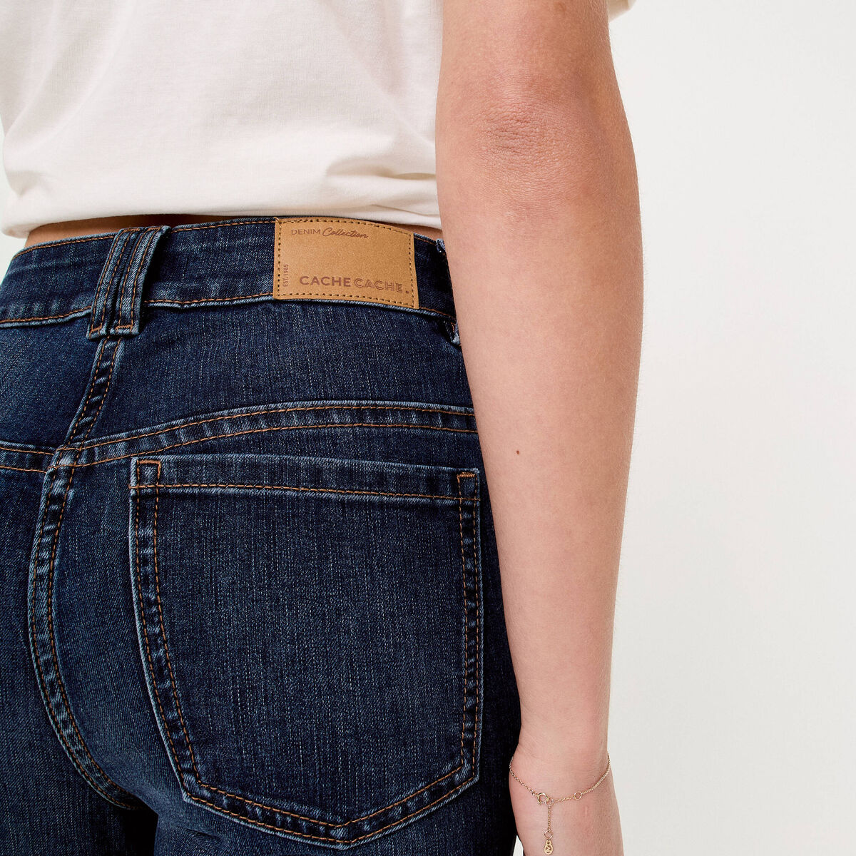 Jean droit regular taille standard denim brut femme | Vibs