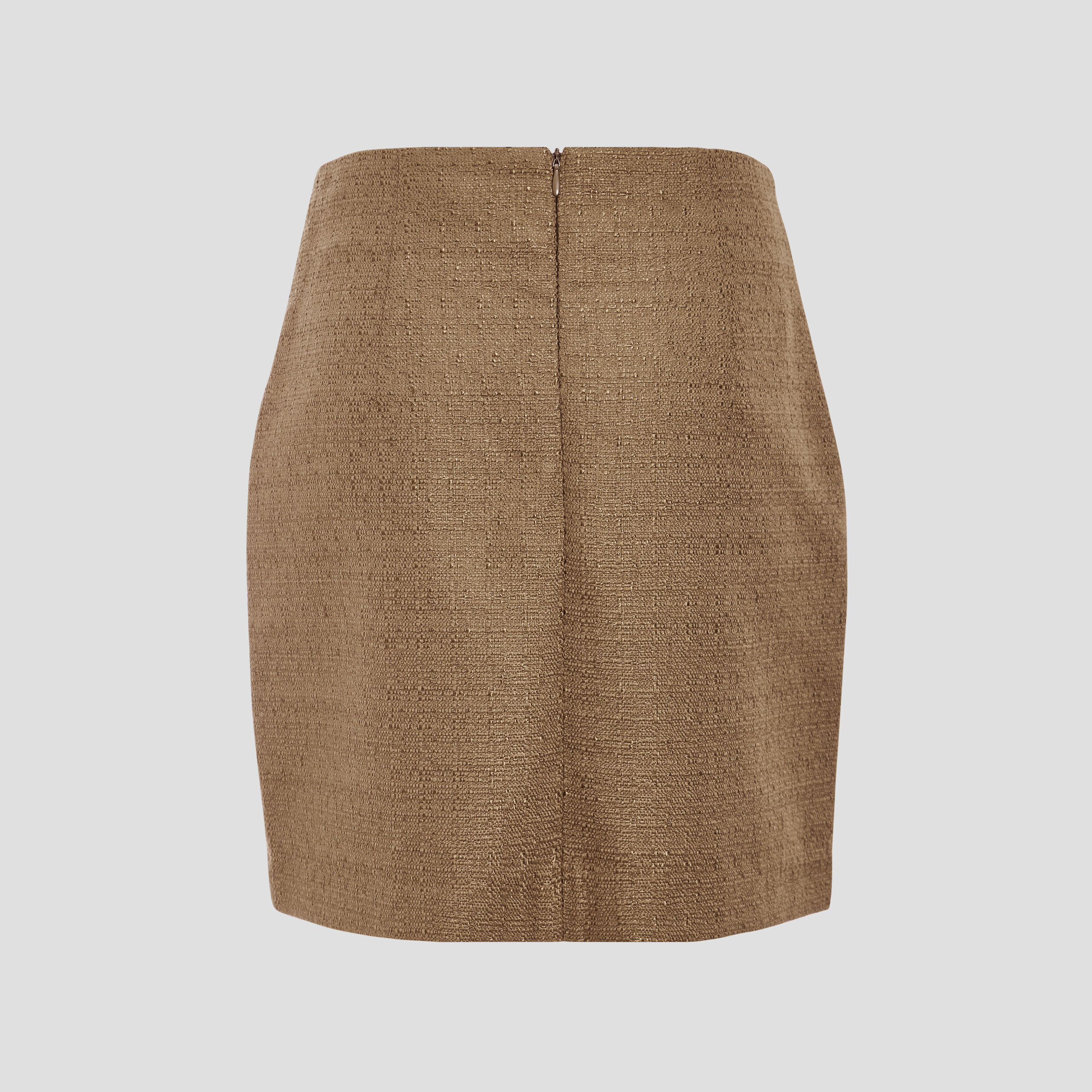 Jupe droite vert olive femme | Vibs