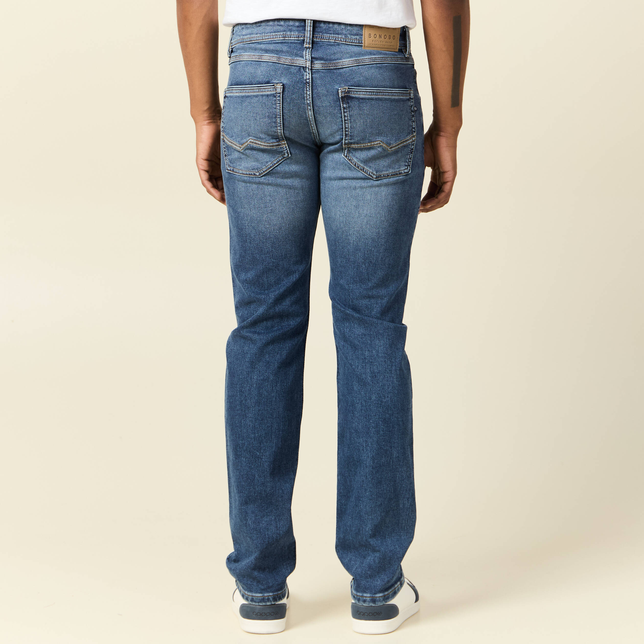 Jeans straight homme denim stone homme | Vibs