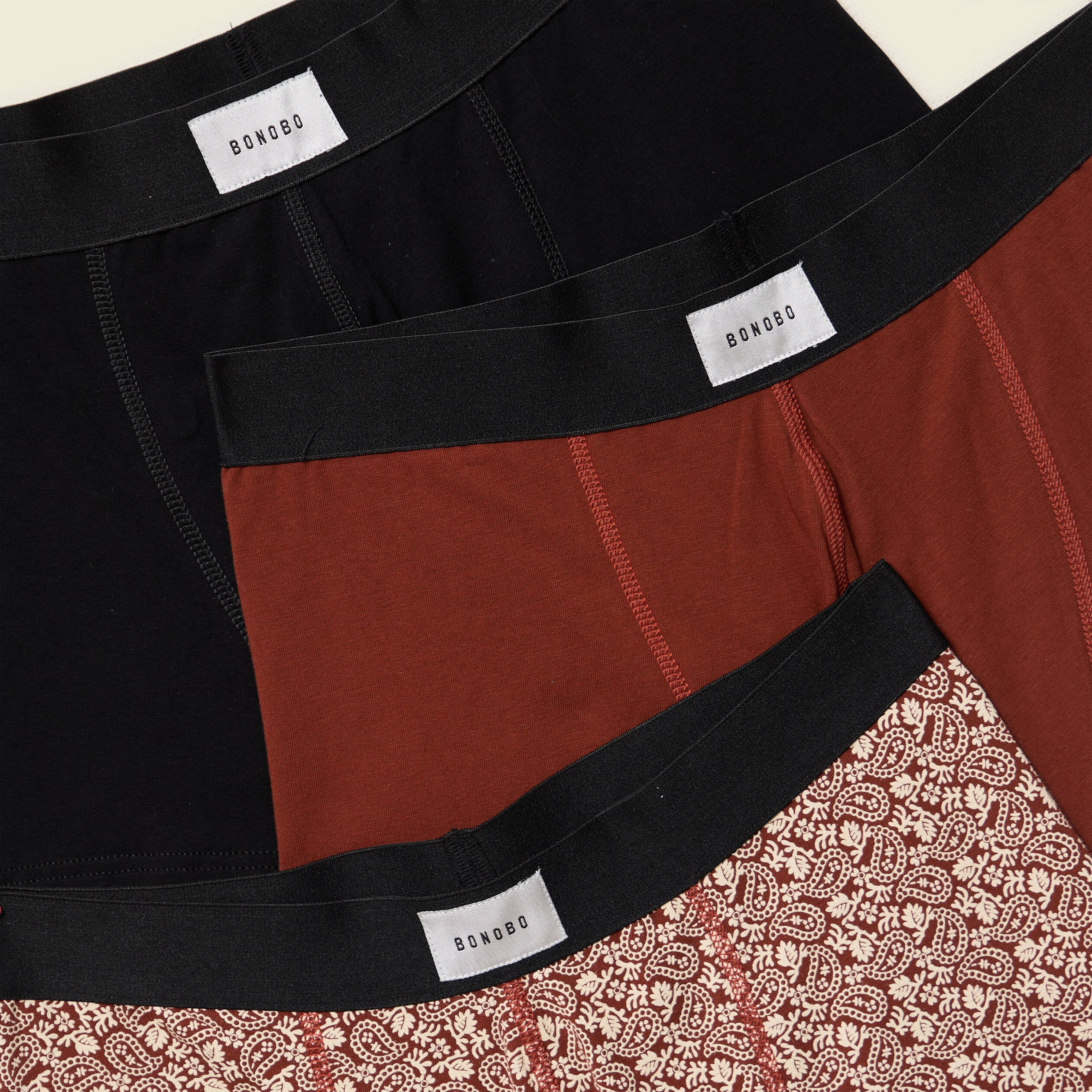 Pack de 3 boxers noir homme | Vibs