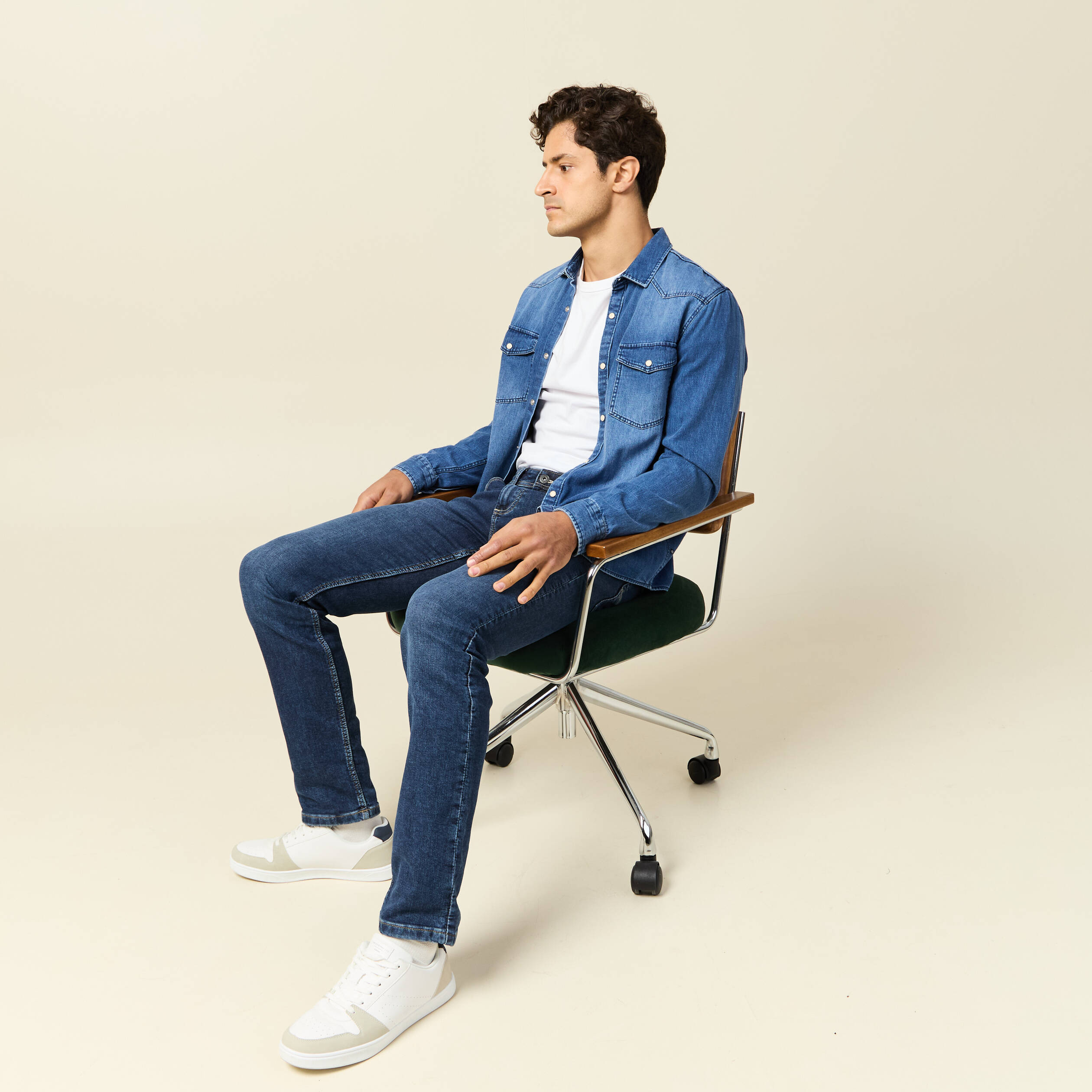 Jeans straight homme denim brut homme | Vibs