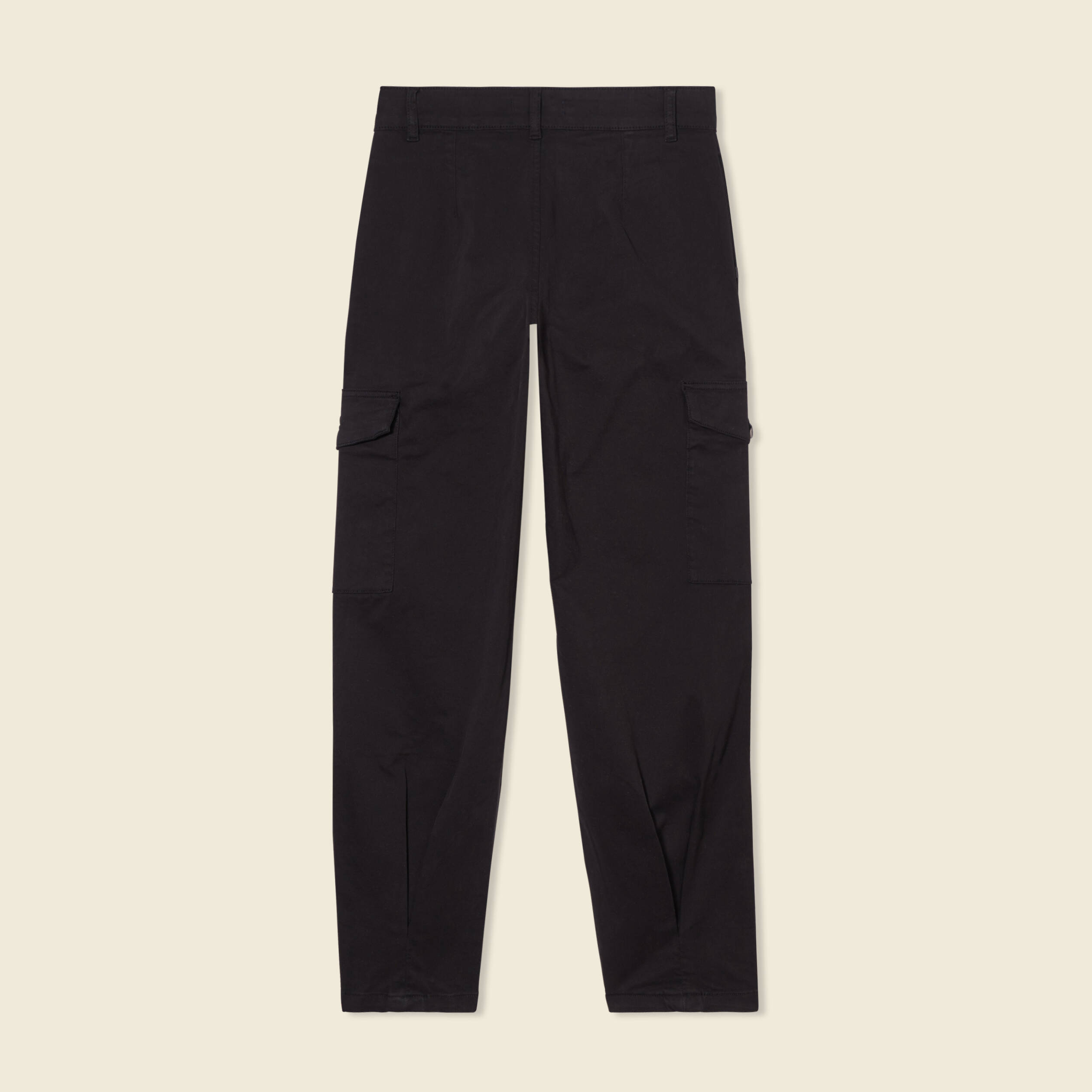 Pantalon cargo taille haute noir femme | Vibs Pantalon cargo taille haute noir femme | Vibs