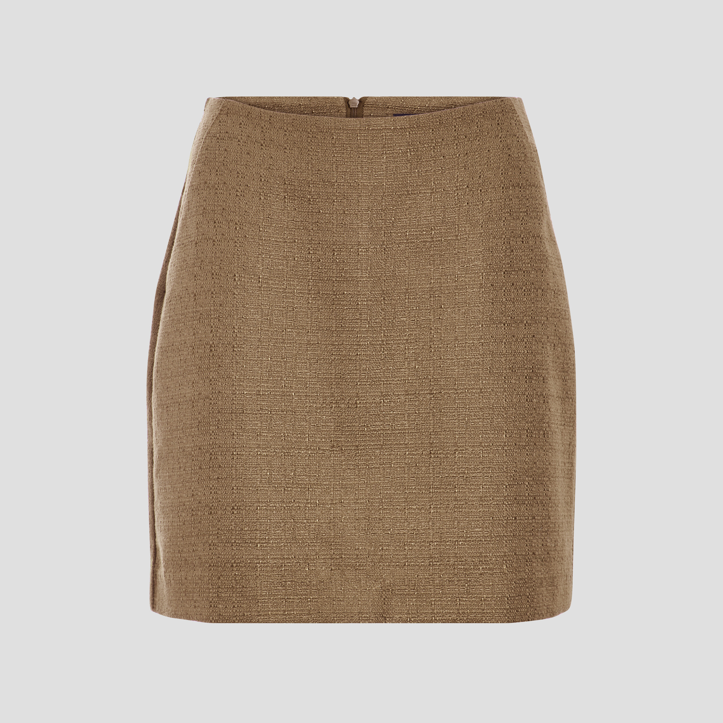 Jupe droite vert olive femme | Vibs