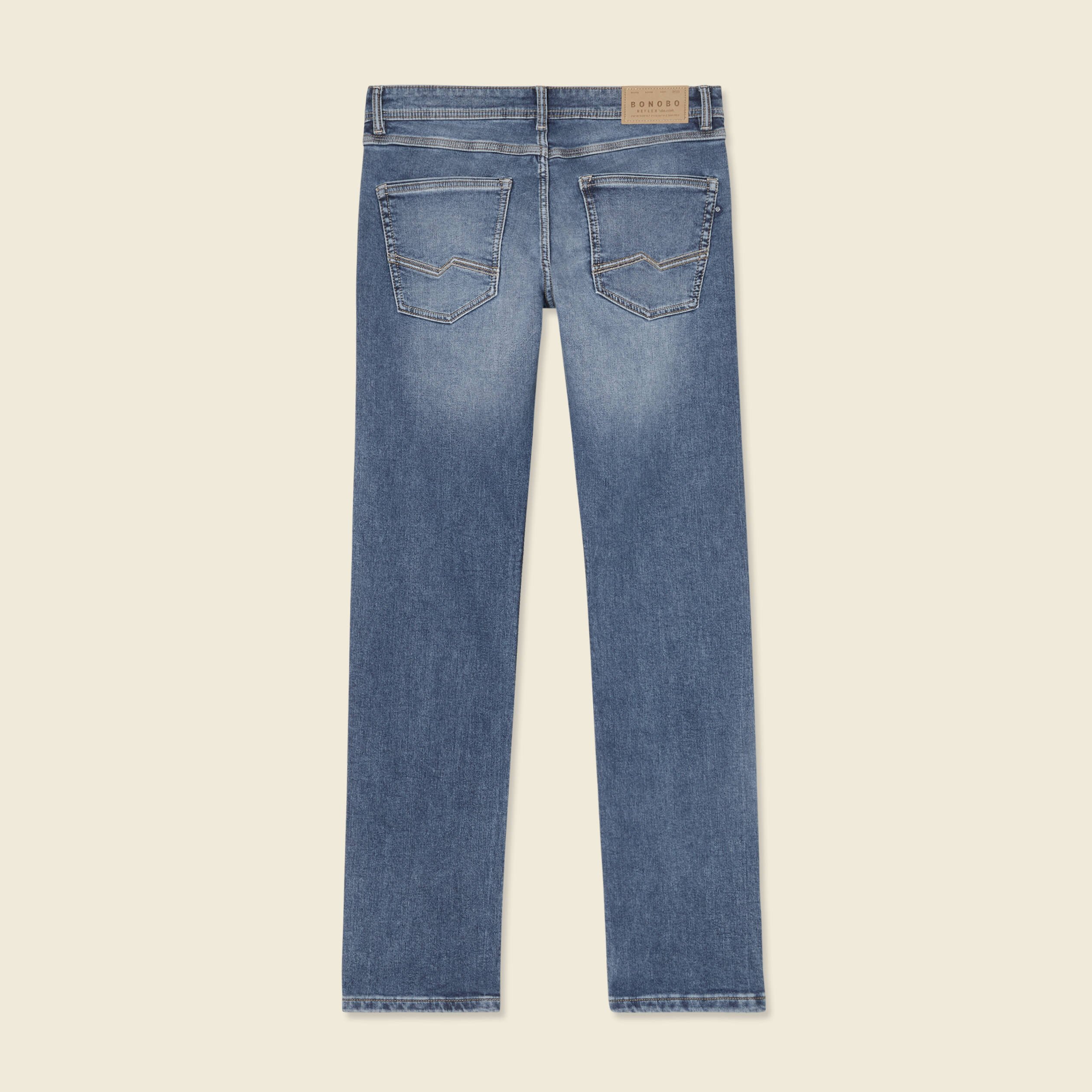 Jeans straight homme denim stone homme | Vibs