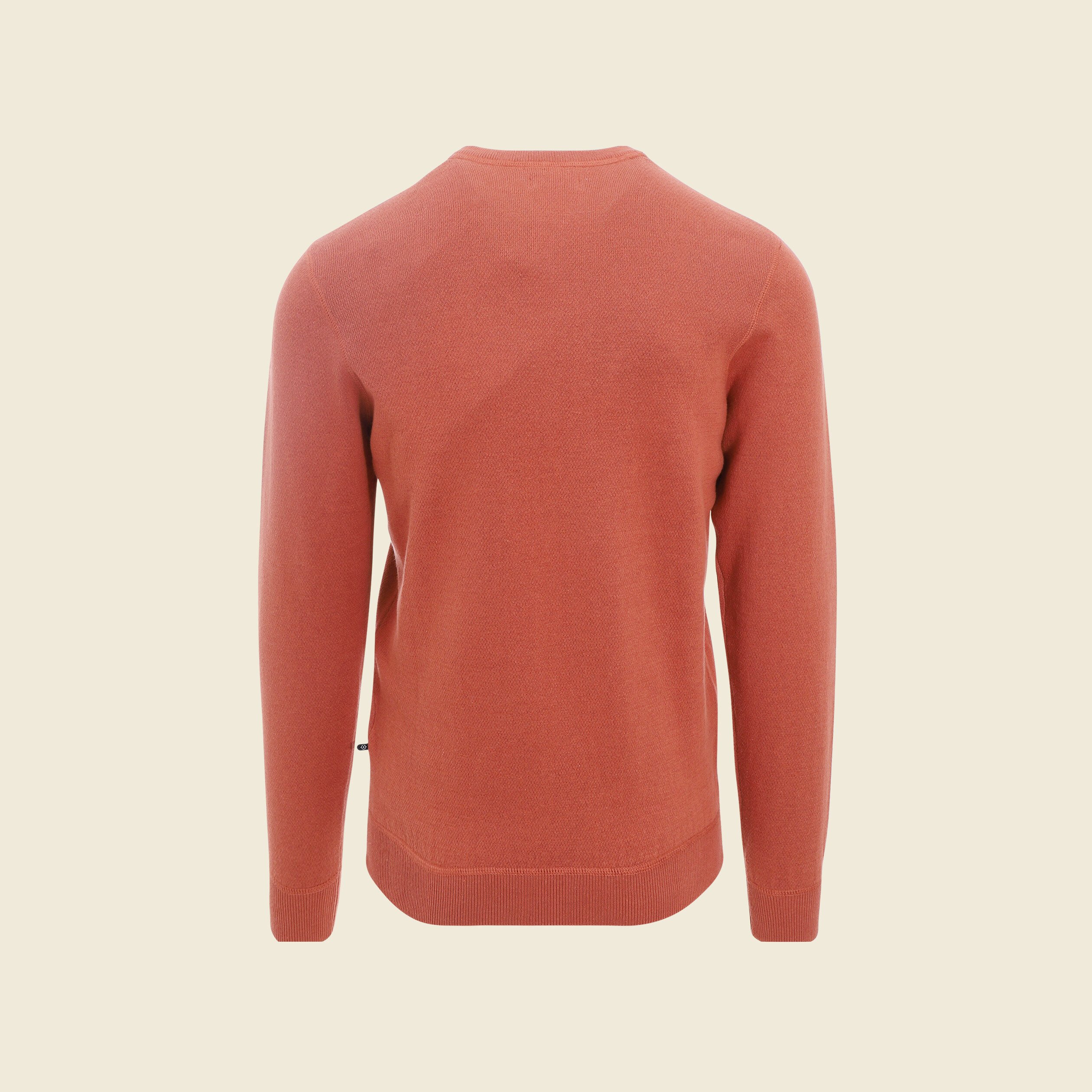 Pull manches longues rouge homme | Vibs