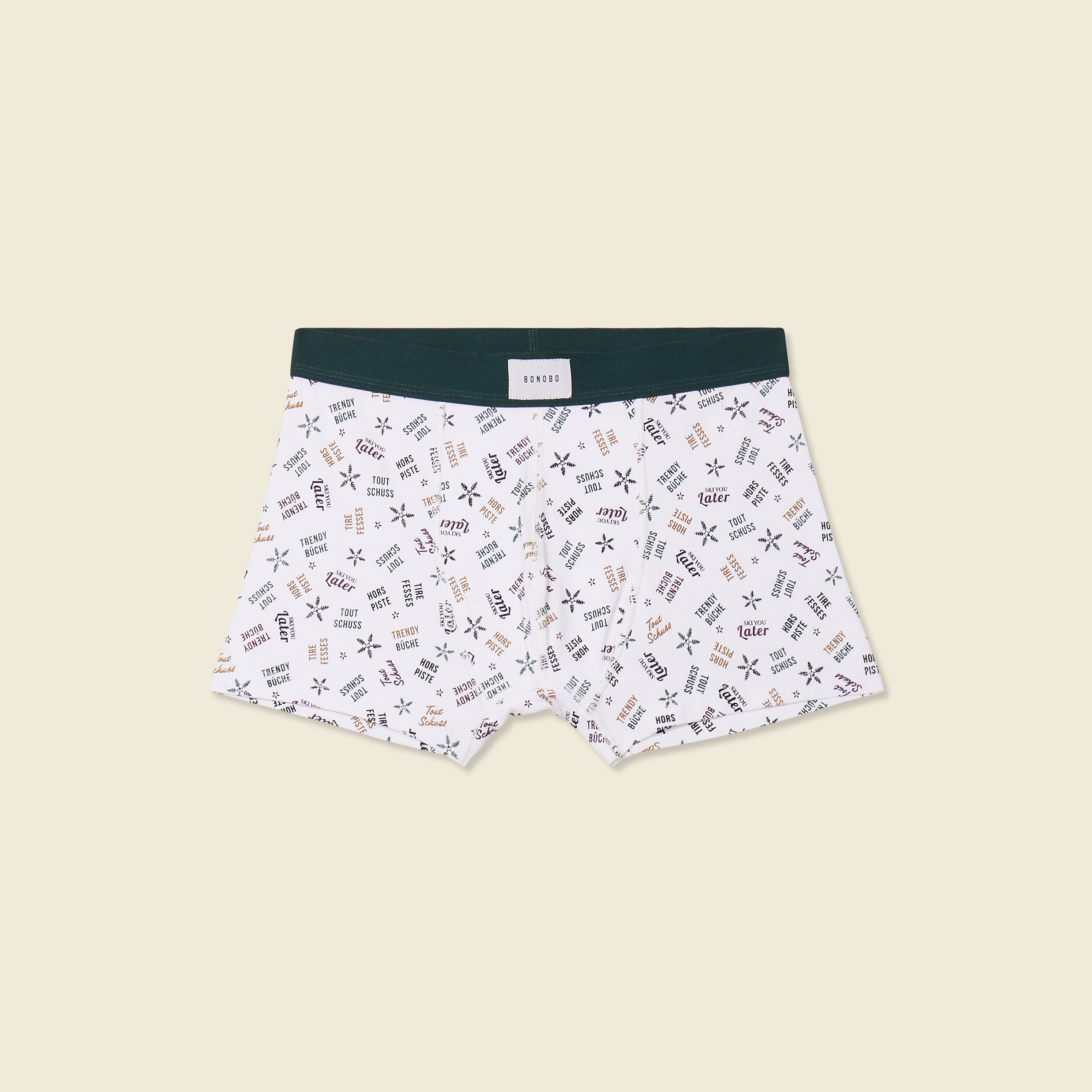 Boxer avec boîte blanc homme | Vibs