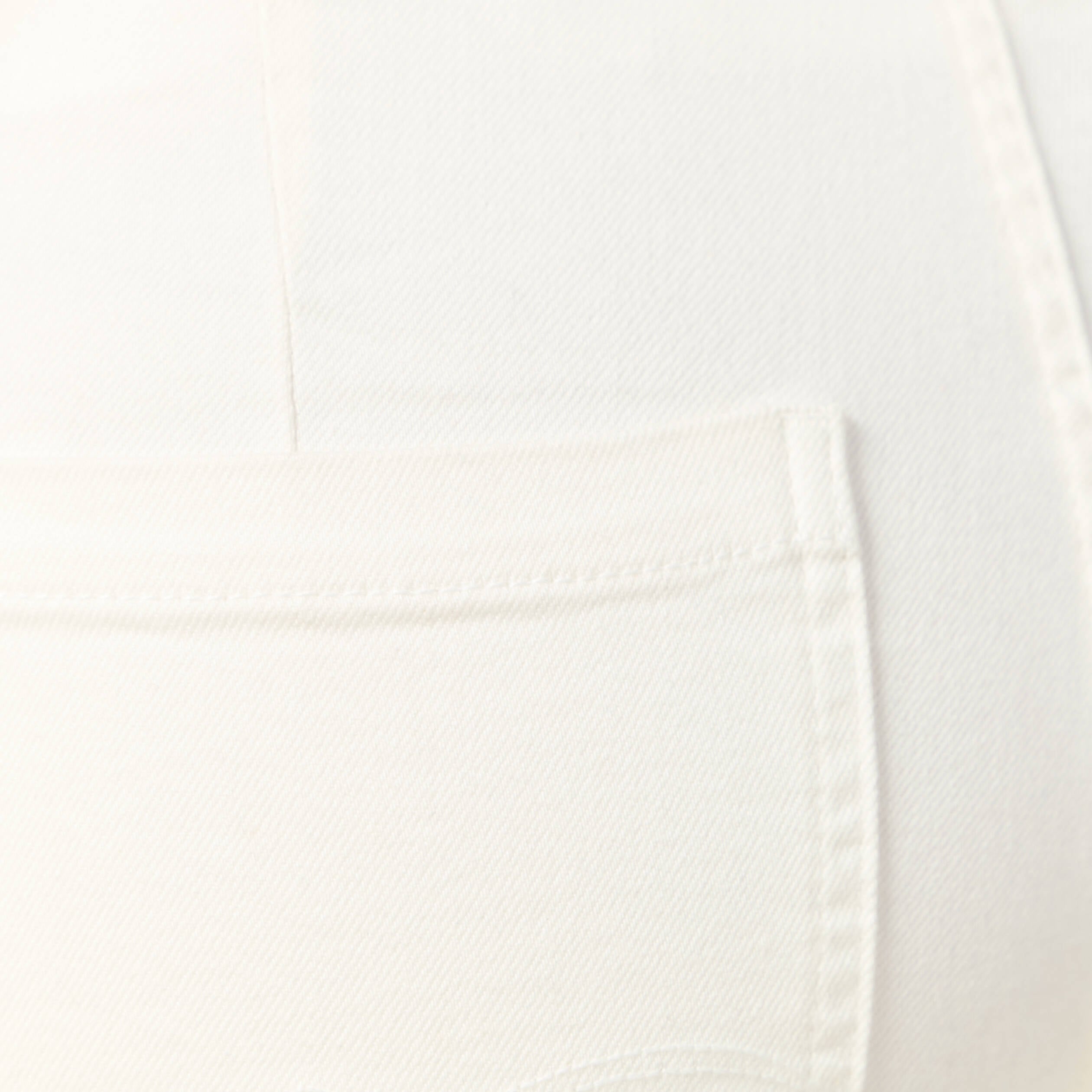 Jeans large taille haute denim blanc femme | Vibs