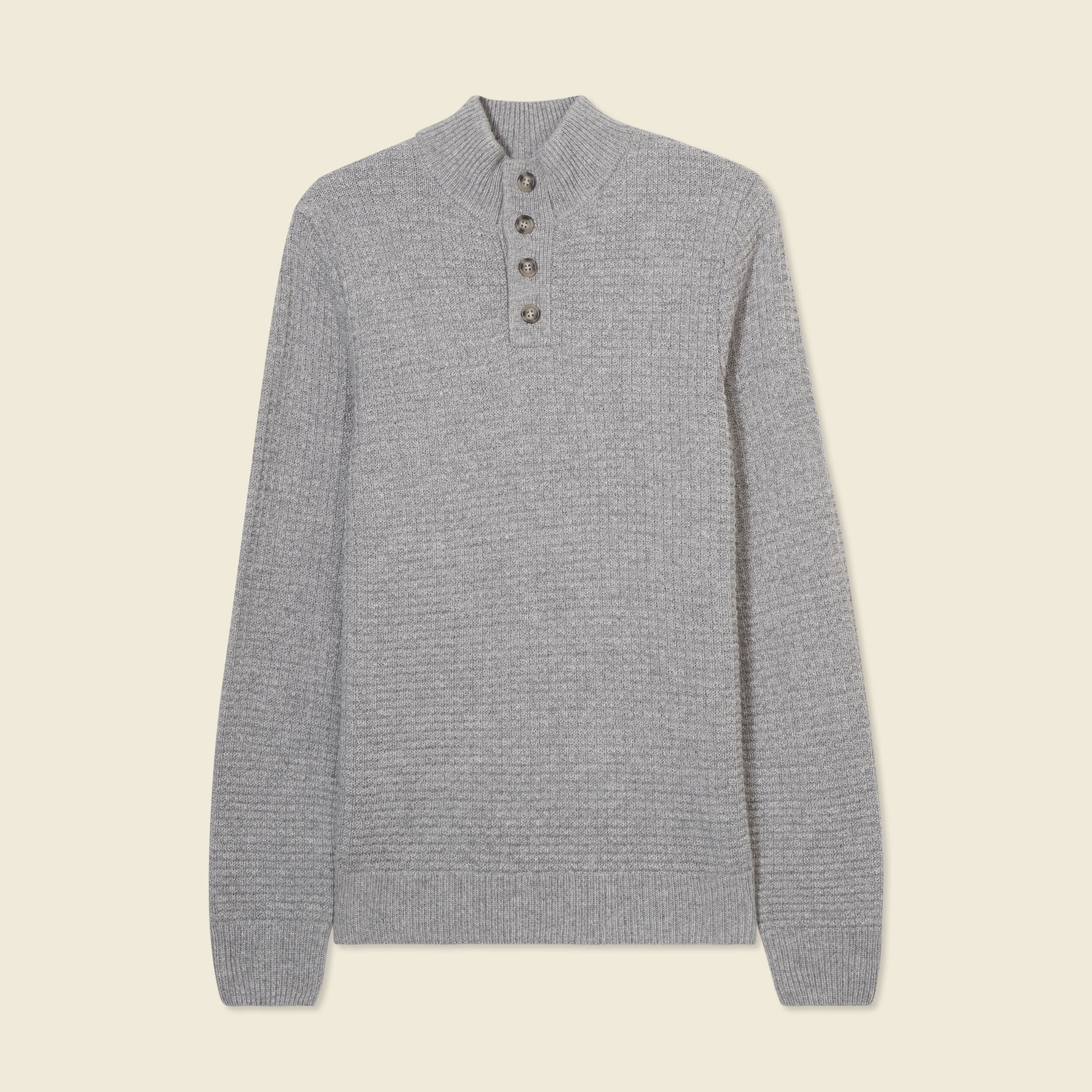 Pull manches longues gris homme | Vibs