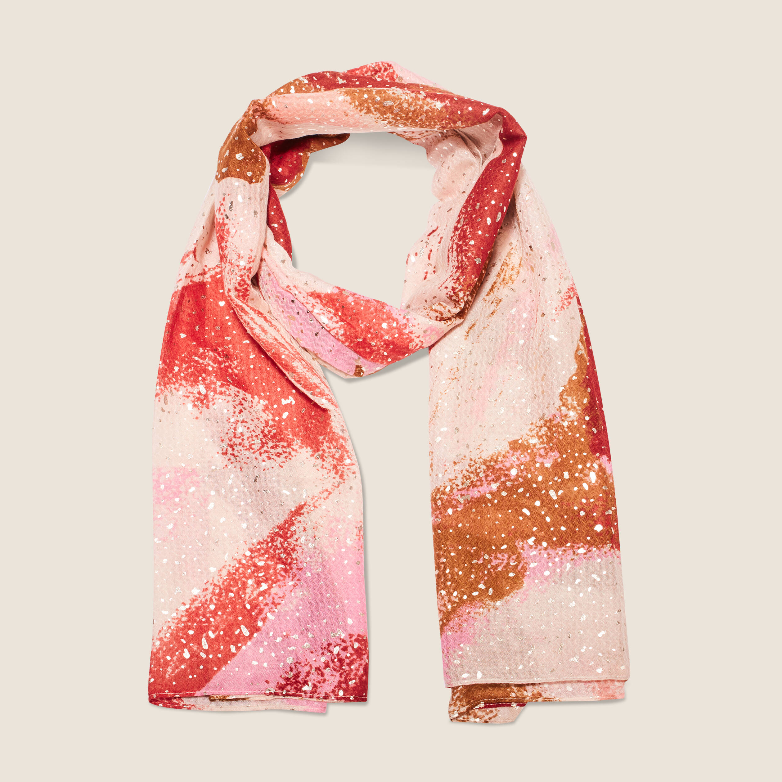 Foulard rose vif femme | Vibs