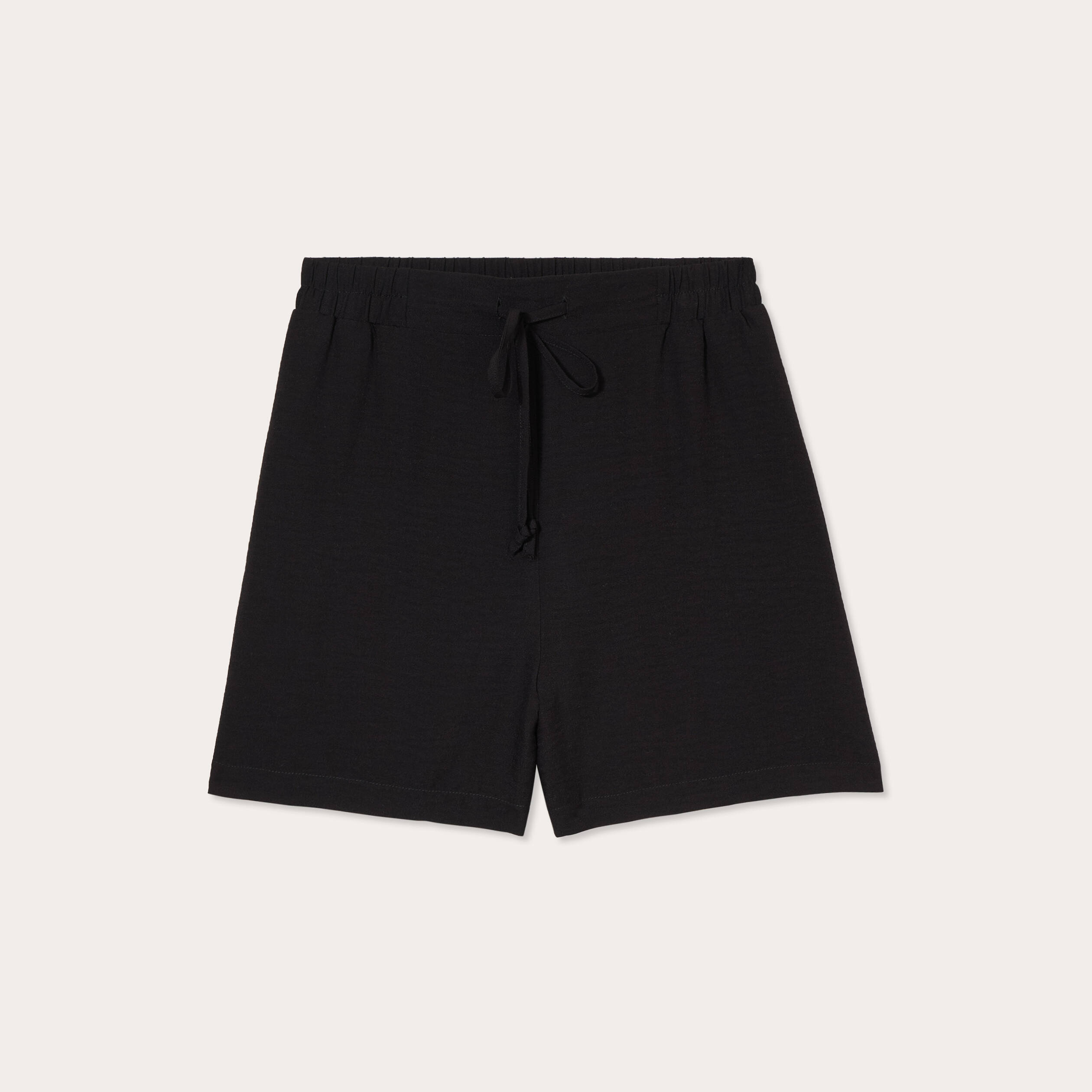 Short fluide taille haute noir femme | Vibs