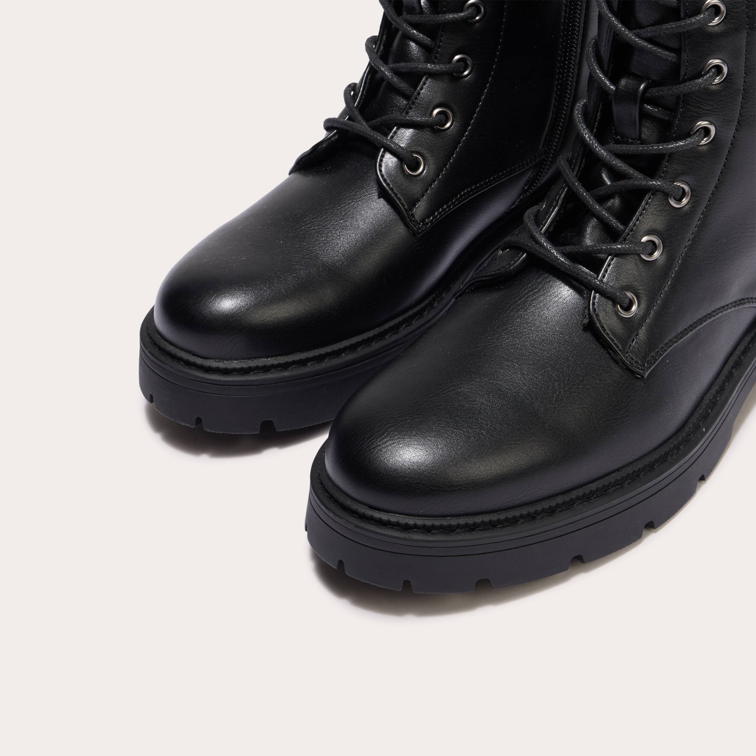 Bottes à lacets noir femme | Vibs