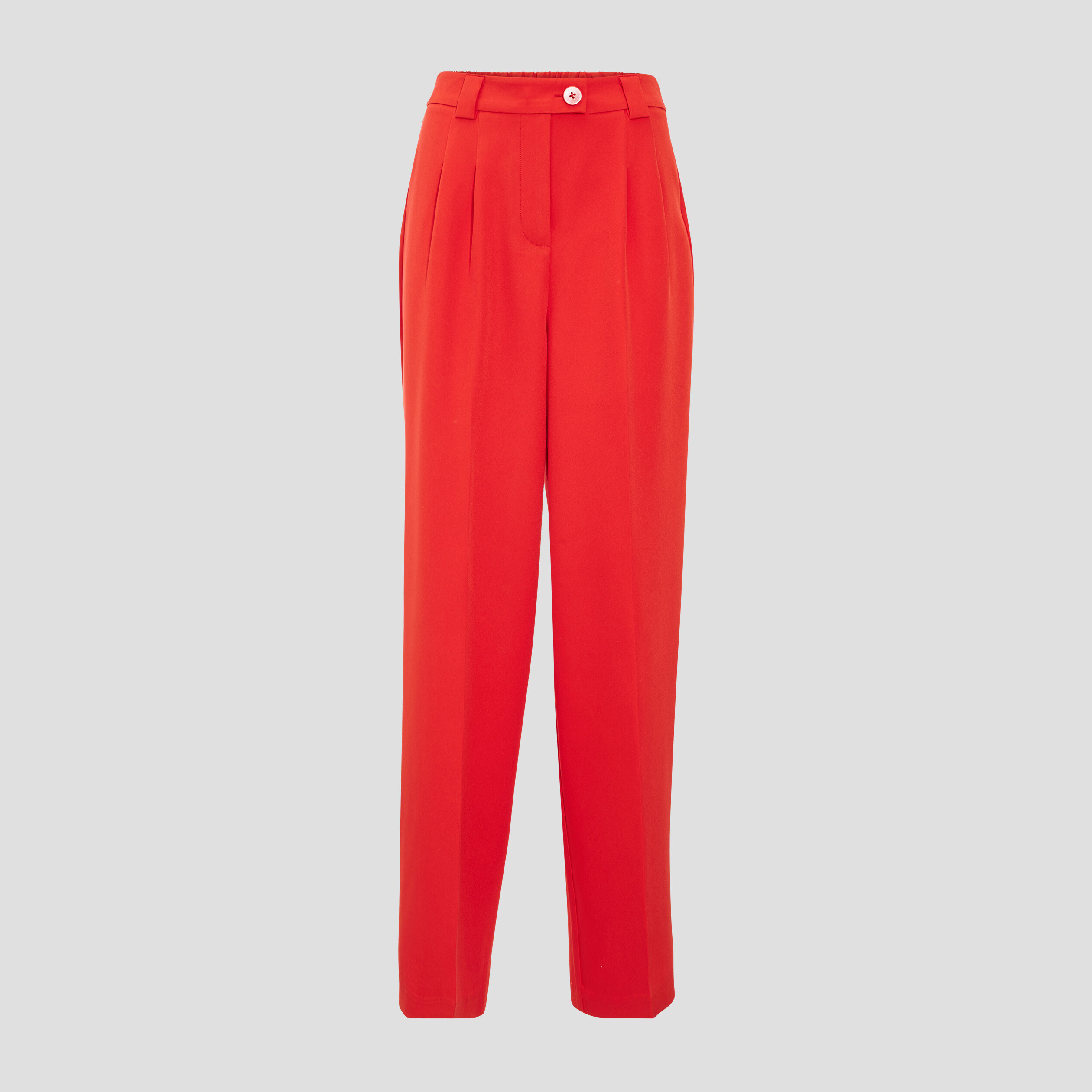 Pantalon bootcut rouge femme | Vibs