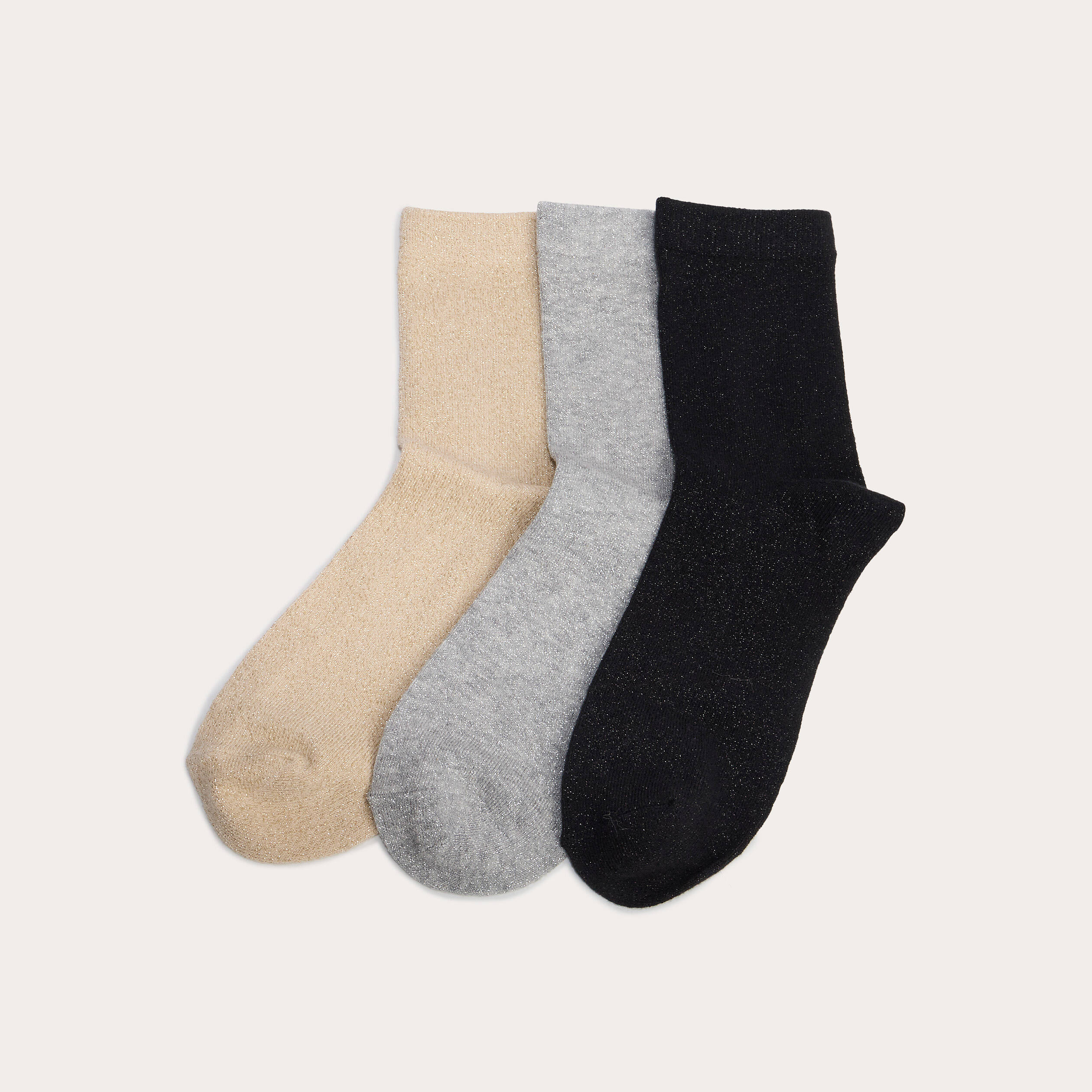 Lot de 3 paires de chaussettes noir femme | Vibs