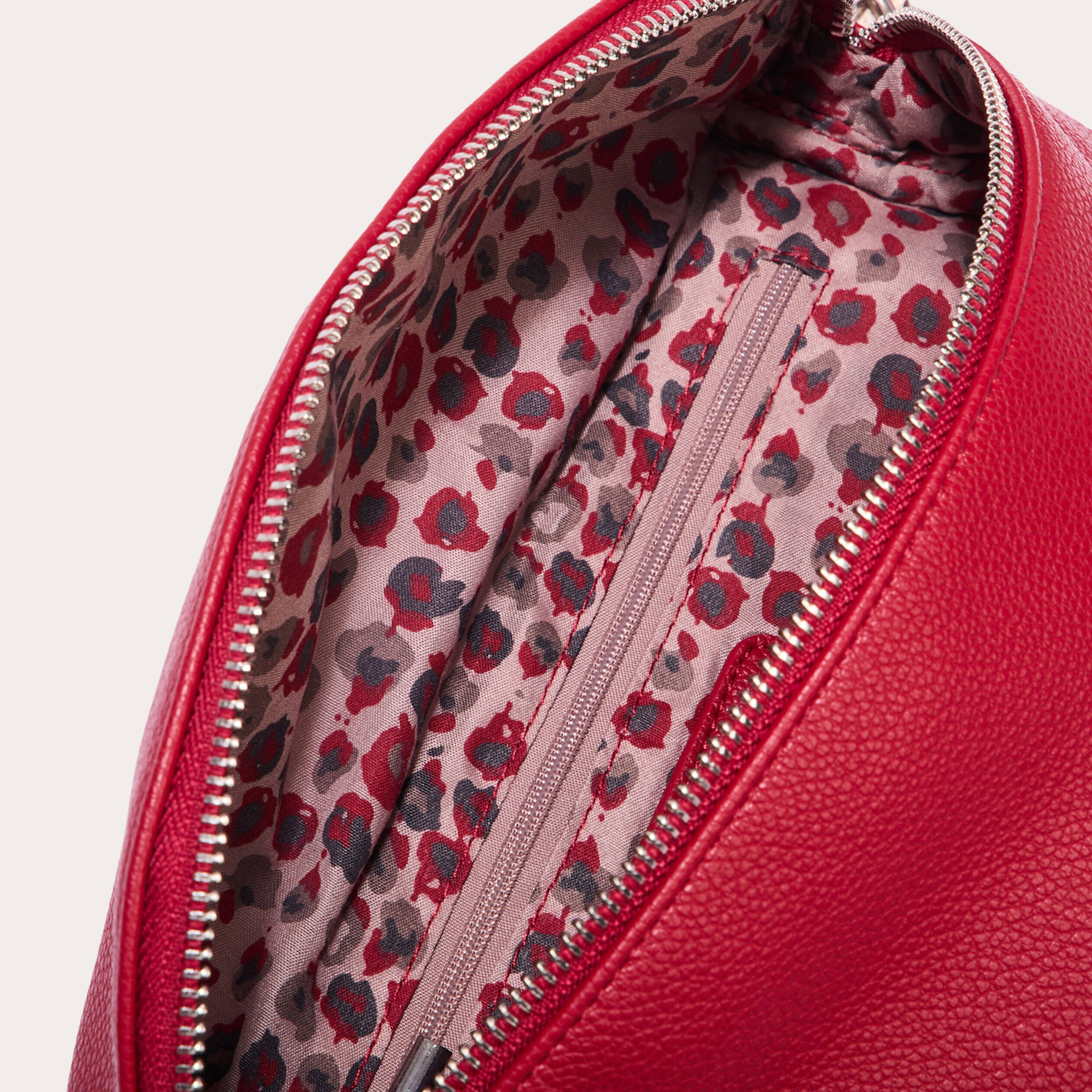 Sac banane en bandoulière rouge foncé femme | Vibs