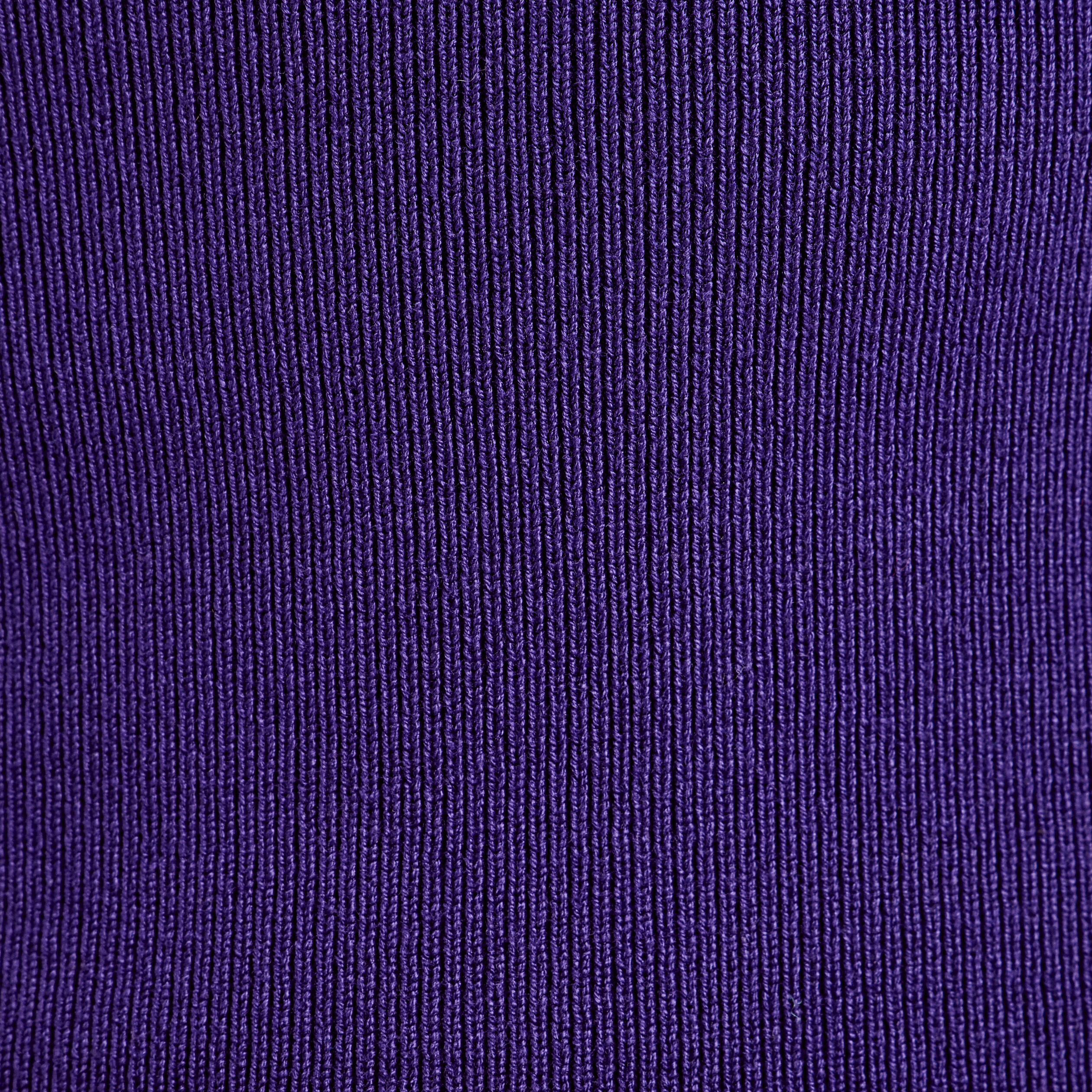 Pull côtelé col roulé violet femme | Vibs